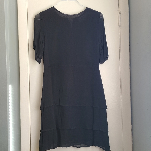 Dresses | Vintage Passport Formal Black Tiered Dress Size S | Poshmark